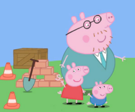 Peppa Pig: The New House - Play Online Peppa Pig: The New House on The Three Little Pigs